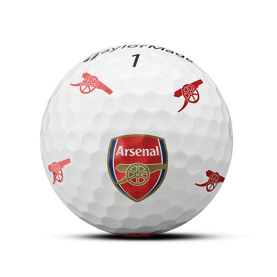 TP5 pix Arsenal Golf Balls | TaylorMade