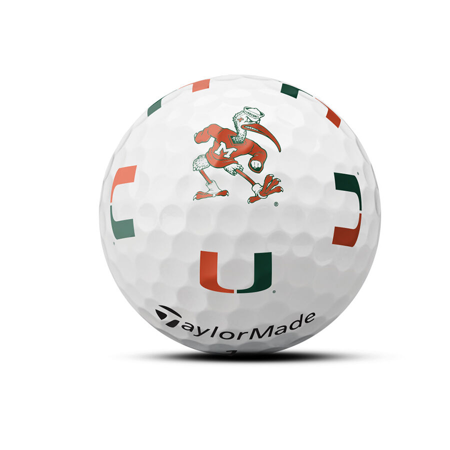 TP5 pix Miami Hurricanes Golf Balls | TaylorMade