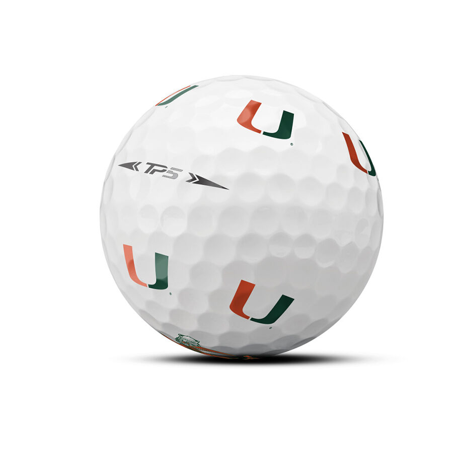 TP5 pix Miami Hurricanes Golf Balls | TaylorMade