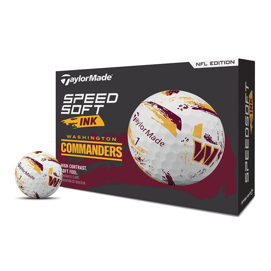 Washington Commanders SpeedSoft Ink Golf Balls | TaylorMade