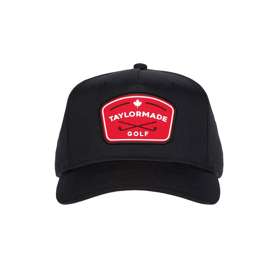 red and black a frame hat